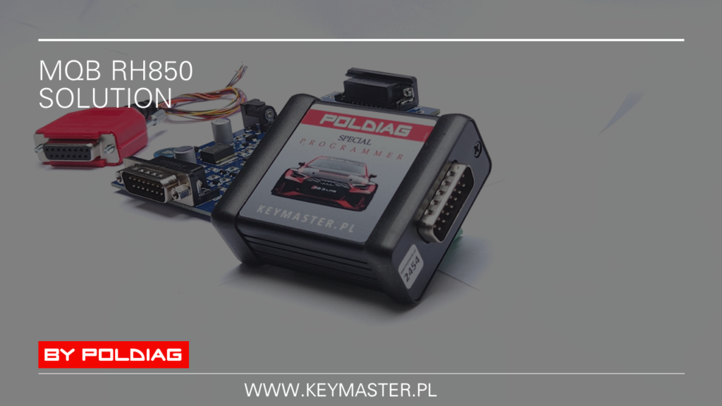 PolDiag MQB RH850 SET1 (Device+License) - Keymaster - VAG MQB KEY AND MILEAGE SOLUTION