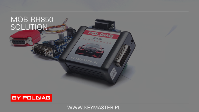 POLDIAG SPECIAL VAG SET - Keymaster - VAG MQB KEY AND MILEAGE SOLUTION